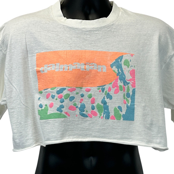 Fruit of the Loom | Shirts | Vintage 9s Dalmatian Dog Crop Top T Shirt ...